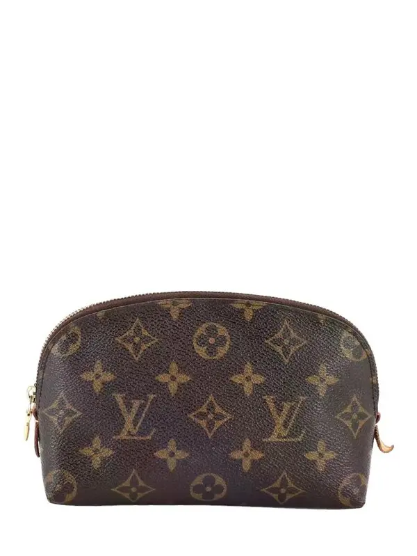 LOUIS VUITTON Cosmetic Monogram Canvas Pouch - Brown