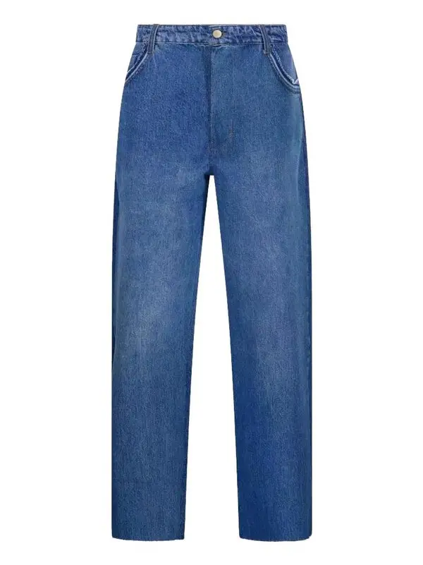 LITKOVSKA High-rise Straight-leg Denim Jeans - Blue