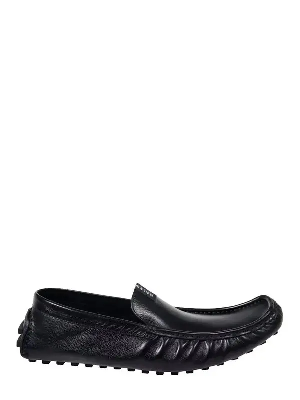 Balenciaga Portofino Calfskin Loafers - Black