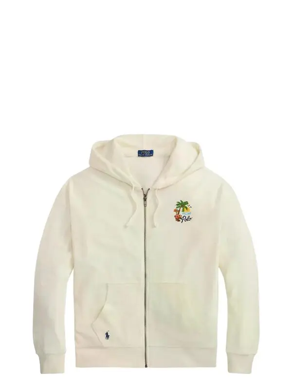 Polo Ralph Lauren Embroidered Tropical Hoodie - Neutrals