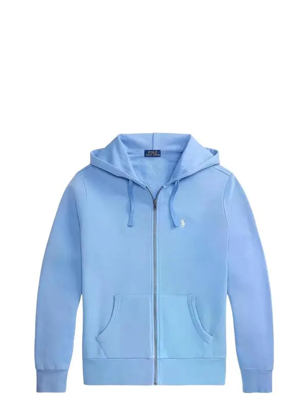 Polo Ralph Lauren Zip-up Drawstring Hoodie - Blue