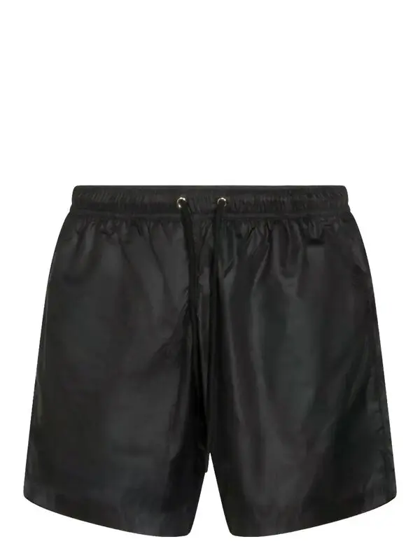 MAUNA KEA Logo-patch Swim Shorts - Black