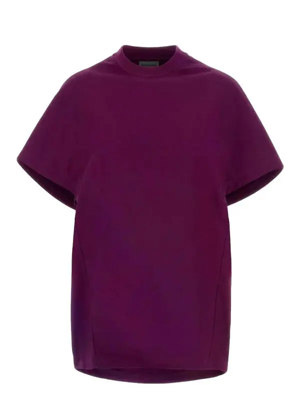 Balenciaga Oversized Cotton T-shirt - Purple
