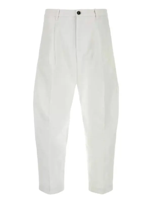 NINE:INTHE:MORNING Giulio Belt-loop Trousers - White