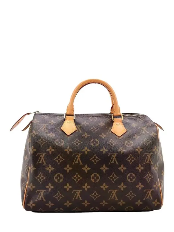 LOUIS VUITTON Speedy Handbag Monogram Canvas 30 - Brown