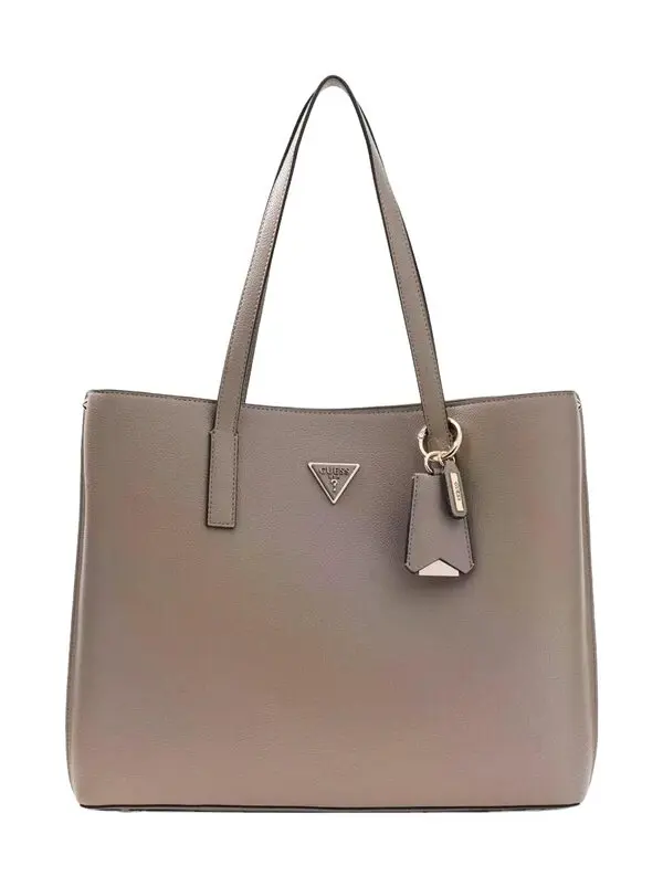 Guess Meridian Charm-detail Tote Bag - Neutrals