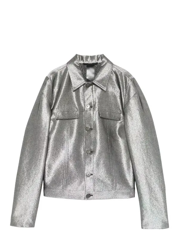 SAPIO Metallic-finish Jacket - Silver