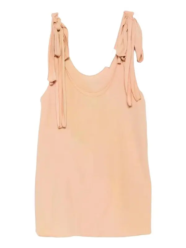 Chloé Tie-fastening Tank Top - Orange