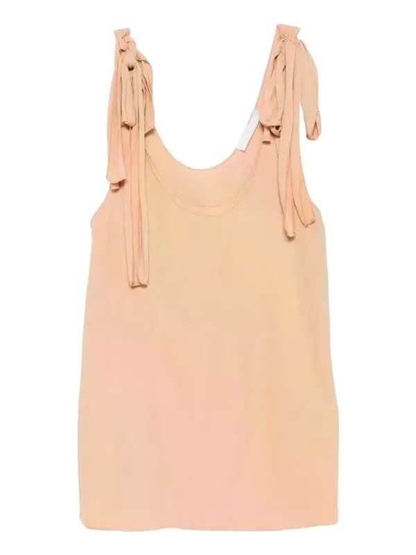 Chloé Tie-fastening Tank Top - Orange