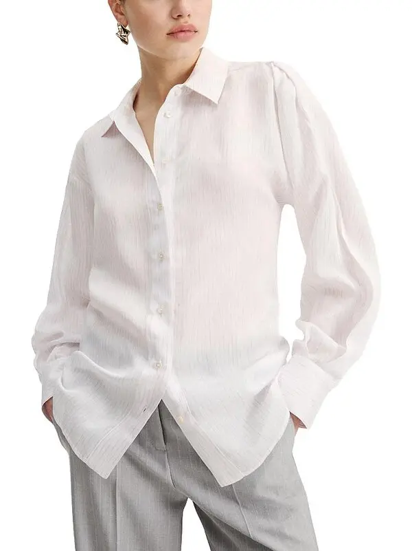 Marella Button-front Shirt - White