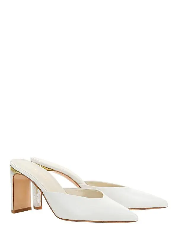 FREYA ROSE Jolie Pearl Heel Sandal - Ivory