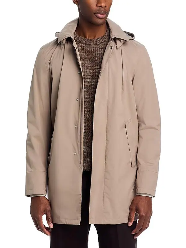 Herno Waterproof City Trench Coat - Taupe