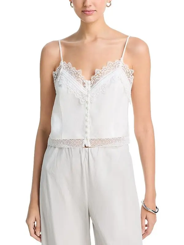 Ramy Brook Ayda Top - White Linen