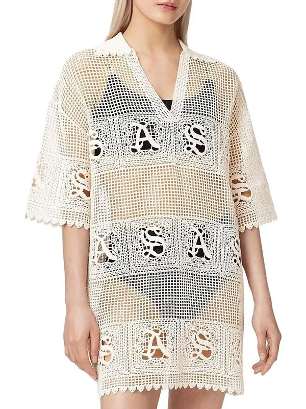 ALLSAINTS Kyra Mini Dress - Chalk White