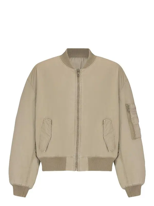 Balmain Pocket Bomber Jacket - Pale Green