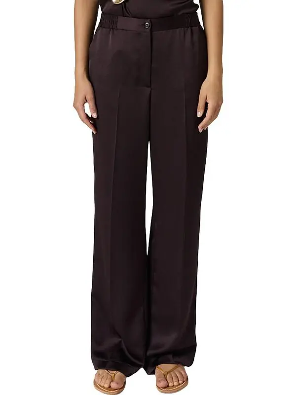 Gerard Darel Amelya Satin Pants - Cinnamon