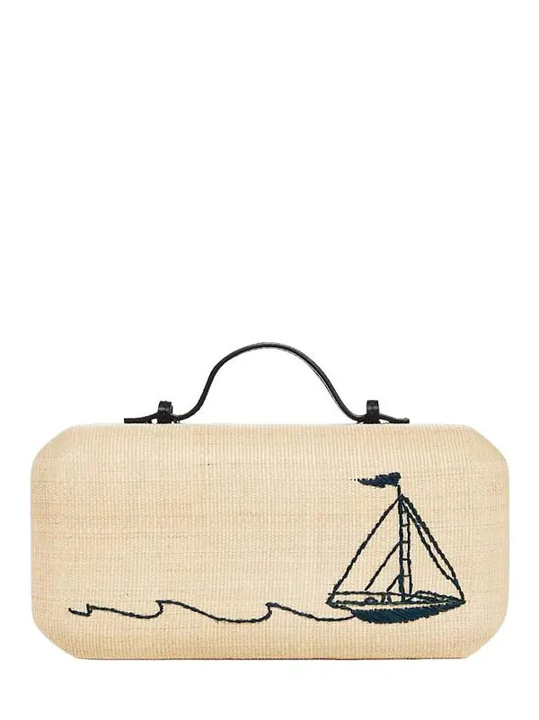 Poolside Sail Crossbody Clutch - Navy