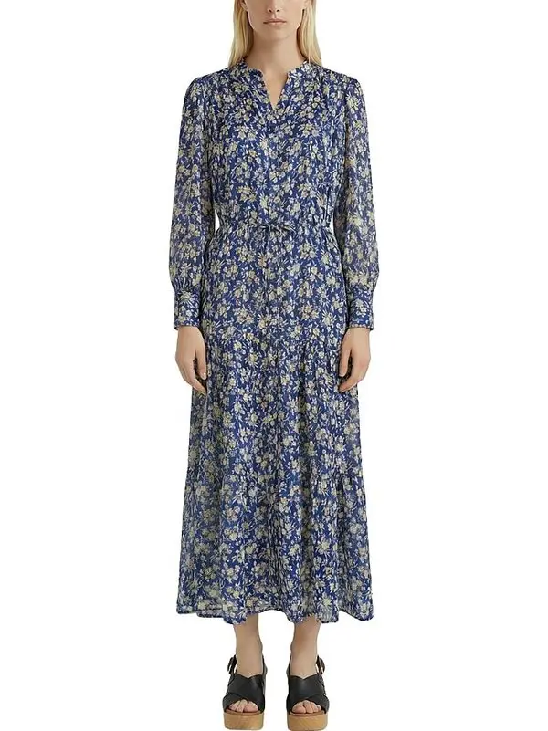 Gerard Darel Ruvia Printed Shirtdress - Ink