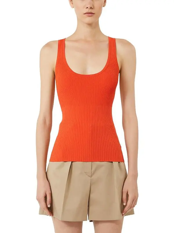 Max Mara Mxmghiro Knit Tank - Coral