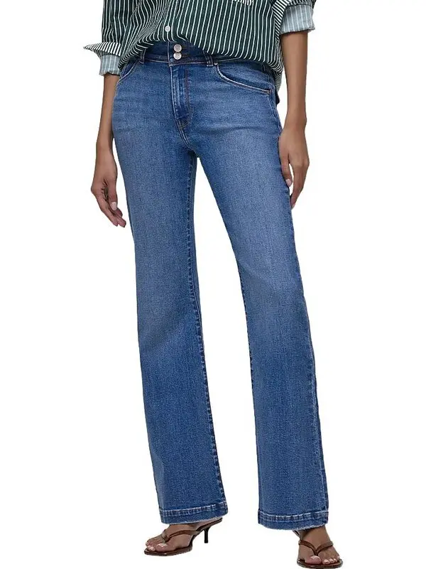 Hudson Jeans Dana High-rise Flared Jeans - Tranquil