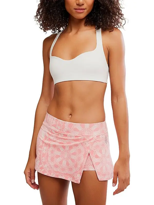 Free People Win Win Sweetheart Sports Bra - White