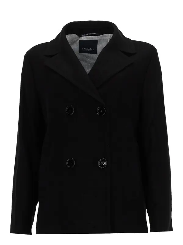 Max Mara Arco Double-breasted Jacket - Black