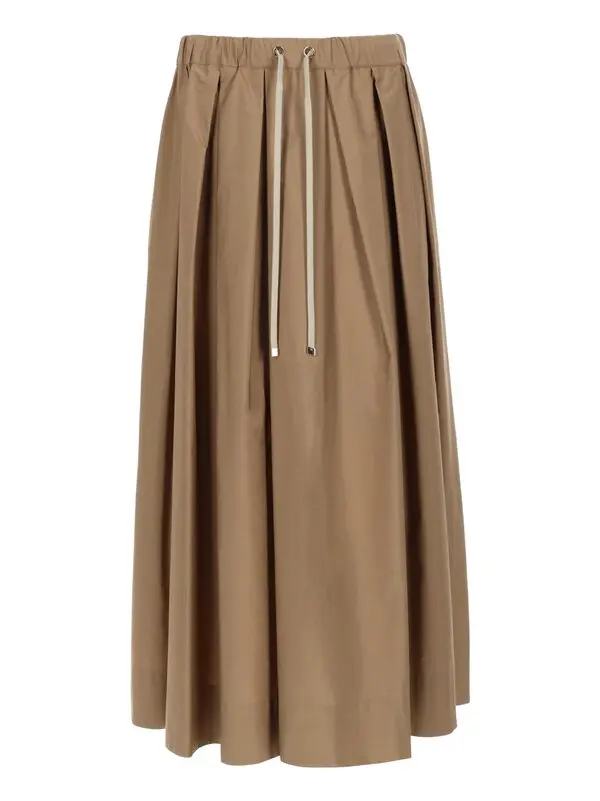 Max Mara Pineta Long Skirt - Beige