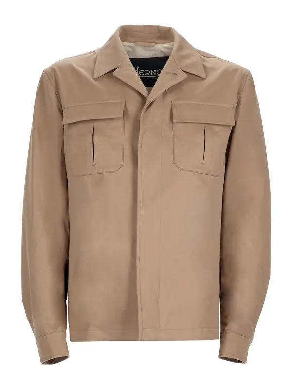Herno Jacket With Pockets - Beige