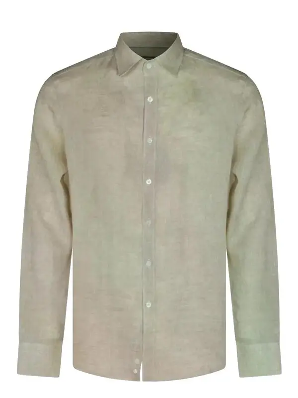 Canali Linen Shirt - Neutrals