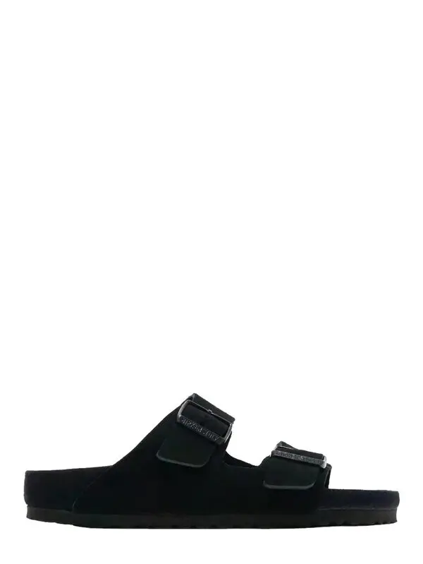BIRKENSTOCK Arizona Buckle-fastening Flat Sandals - Black