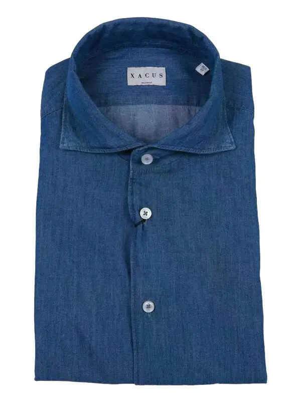 XACUS Button-fastening Shirt - Blue
