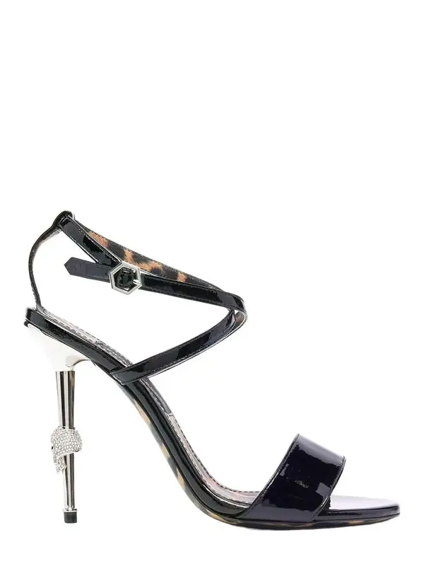 Philipp Plein Iconic Open-toe Sandals - Black