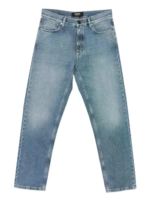Zegna Belt-loops Jeans - Blue