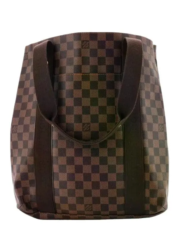 LOUIS VUITTON Cabas Beaubourg Damier Tote Bag - Brown