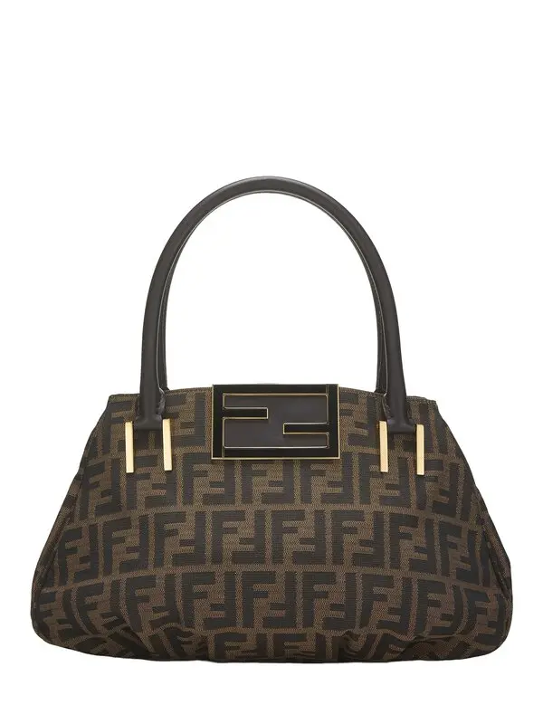Fendi Zucca Mia Tote - Brown