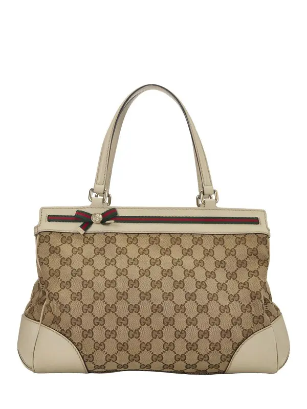 Gucci Original Gg Mayfair Double Tote - Brown