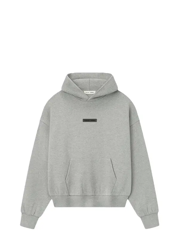 Fear Of God Classic Fit Fleece Hoodie - Grey