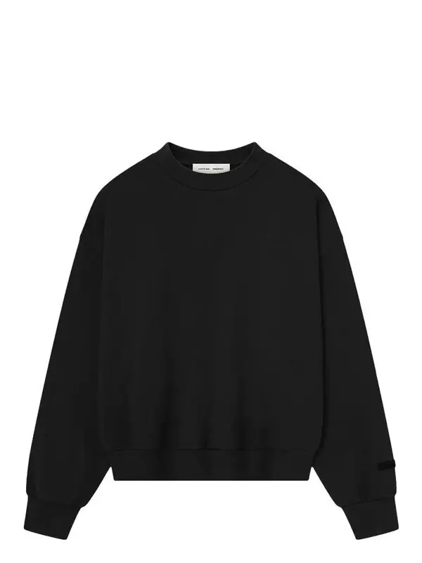 Fear Of God Classic Fit Fleece Crewneck Jet - Black