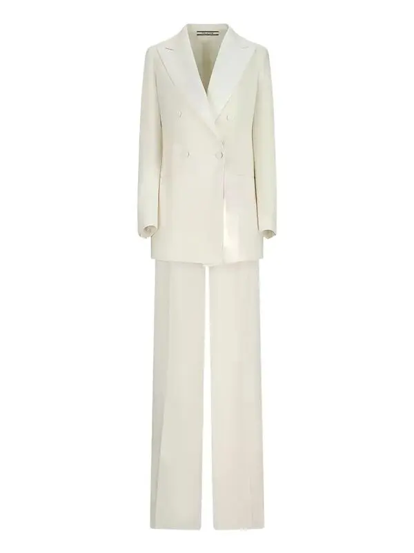 Tagliatore Double-breasted Peak-lapel Blazer - Neutrals