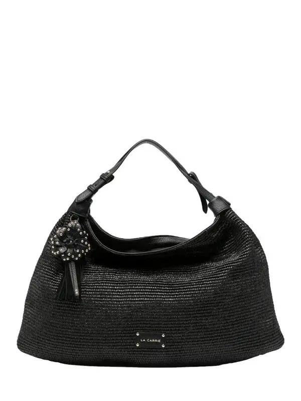 LA CARRIE La Plage Flower-charm Tote Bag - Black