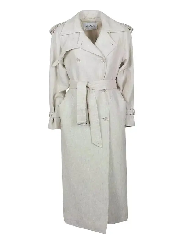 Max Mara Double-breasted Trench Coat - Neutrals