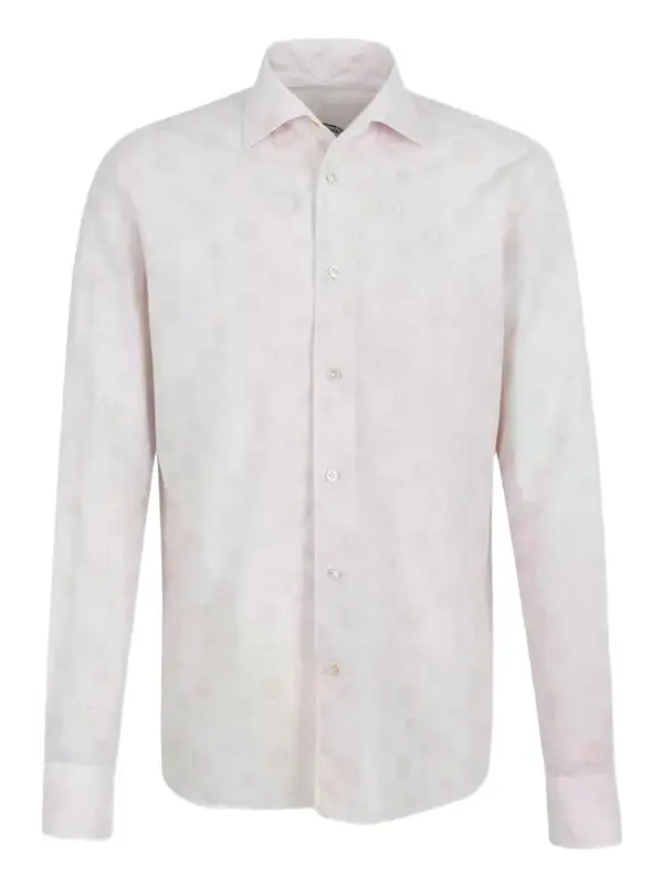 VINCENZO DI RUGGIERO Floral-jacquard Shirt - Pink