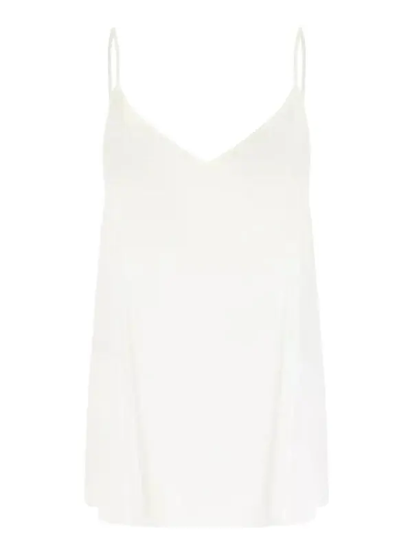 Antonelli Firenze Spaghetti-strap V-neck Top - White