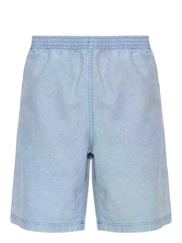 American Vintage Elasticated-waistband Shorts - Blue