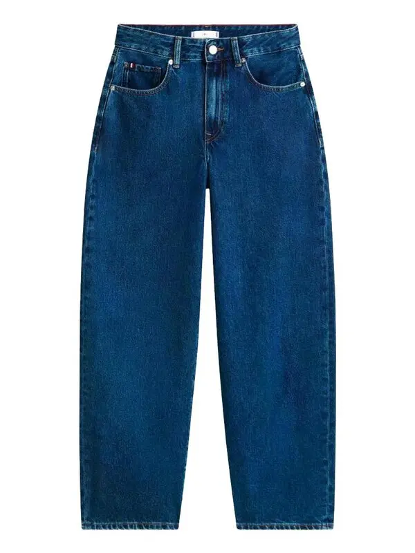 Tommy Hilfiger Tapered Barrel Leg Jeans - Blue