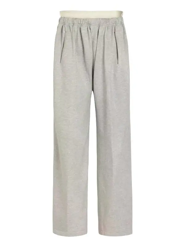 BETTER Layered-waistband Track Pants - Grey