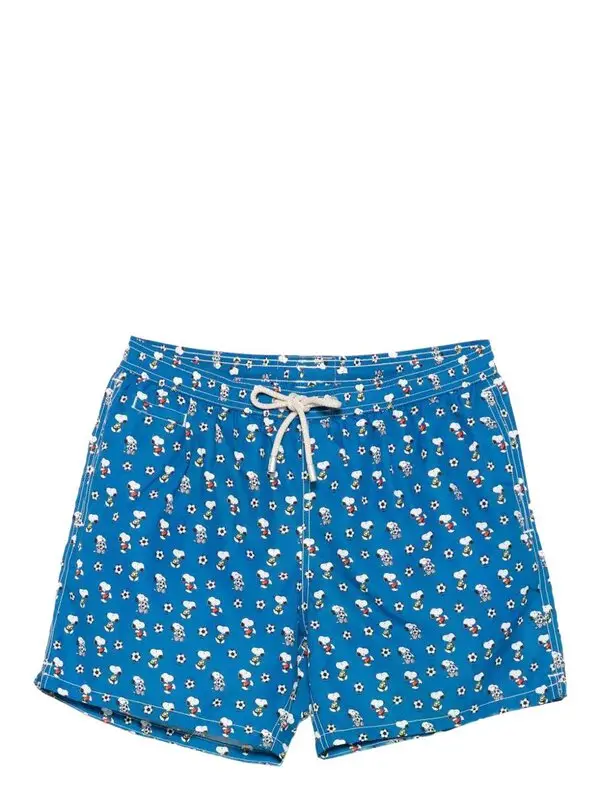 MC2 SAINT BARTH X Peanuts Drawstring Swim Shorts - Blue