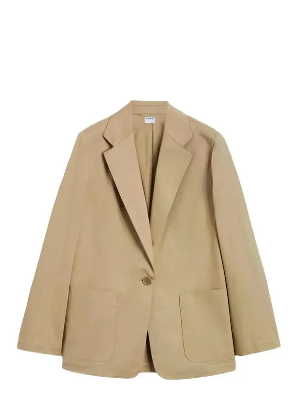 Aspesi Single-breasted Blazer - Neutrals