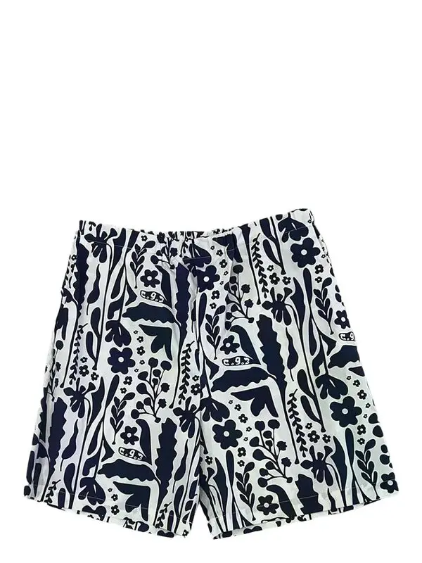 C.9.3 Cotton Shorts - White