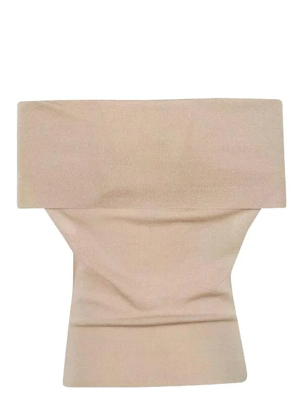 Almada Label Poppy Top - Neutrals